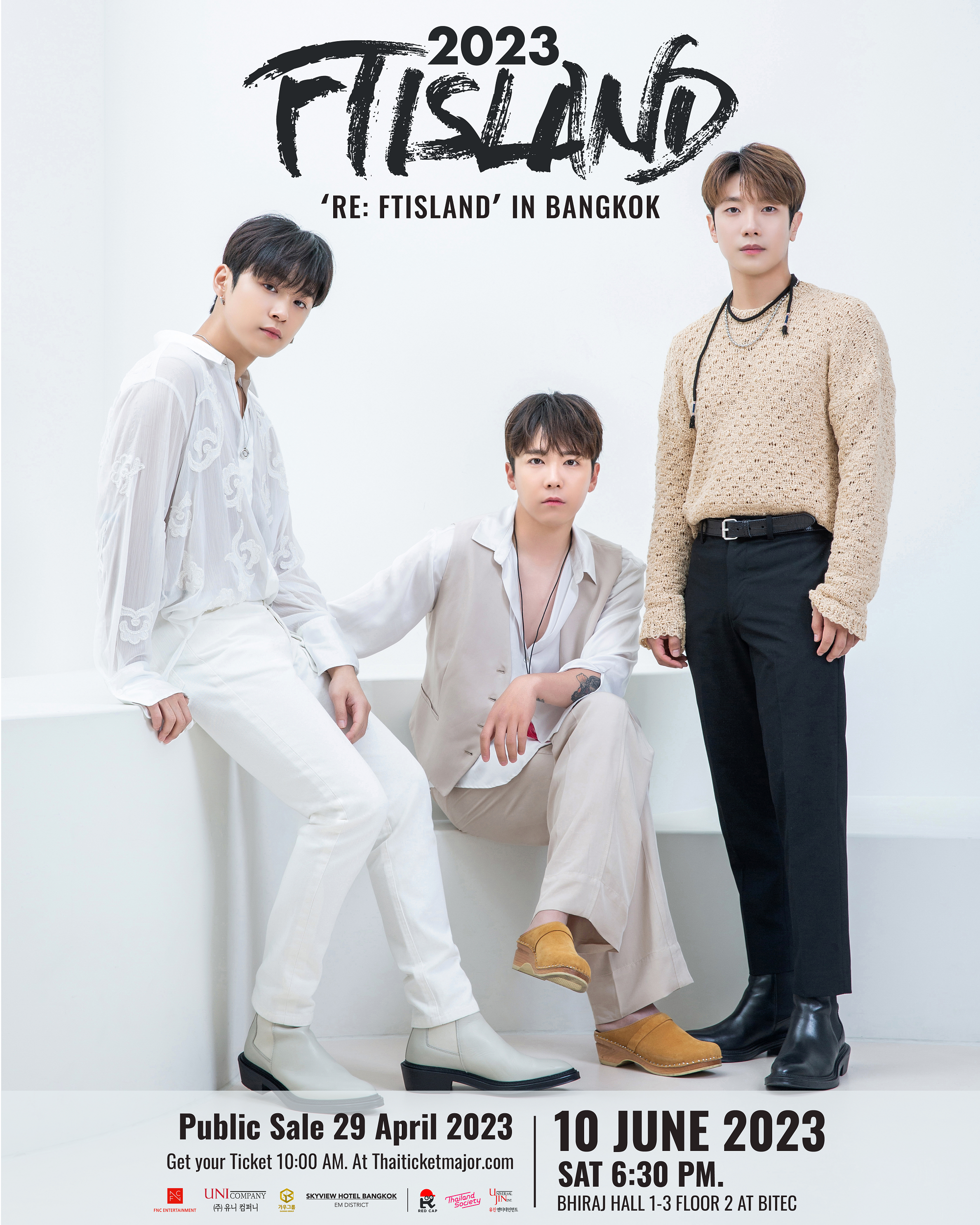 FTISLAND ตื่นเต้นสุดพลัง!!! ถึงไม่ได้มาสาดน้ำสงกรานต์ แต่เตรียมความสนุกสาดแบบจุกๆ ใน “2023 ...